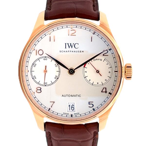 IWC 42.3mm Portugieser 7 Days Power Reserved Automatic Rose Gold | WatchCharts Marketplace
