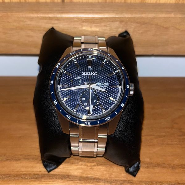 Seiko Presage Sharp Edge GMT LE SPB303, Full Set with USA Warranty ...