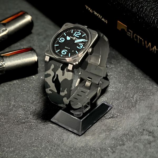 Bell & Ross BR03-92 Black Steel 42mm (Complete Set: Box + papers + Card ...