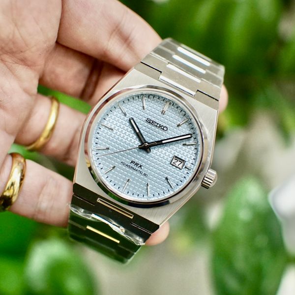 Seiko Mod PRX Blue Tiffany 40mm Automatic | WatchCharts Marketplace