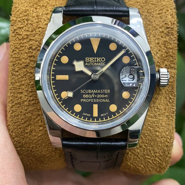 Seiko mod vintage 36mm with NH35 movement | WatchCharts Marketplace