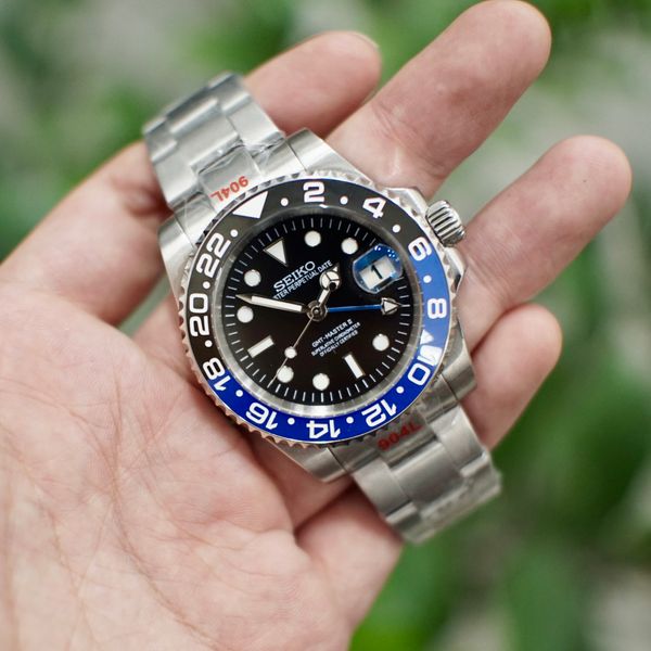 Seiko Mod Batman GMT 40mm Automatic | WatchCharts Marketplace