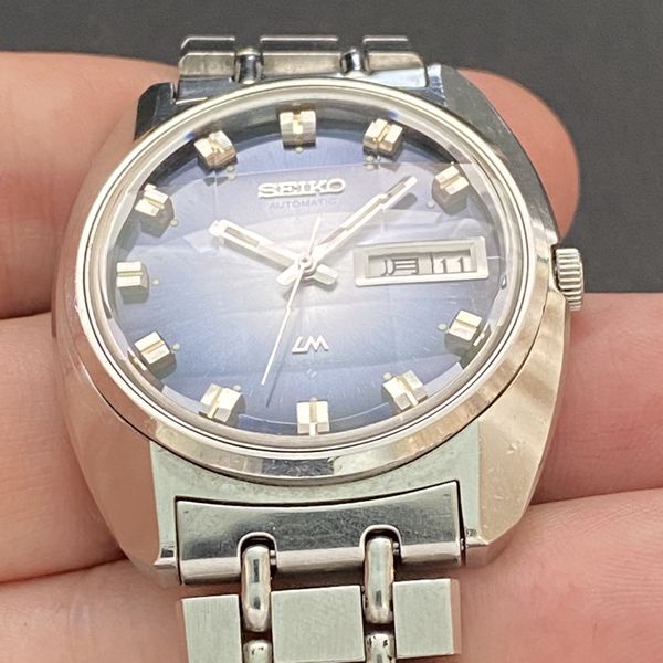Seiko LM 5606-7230: gradient dial, faceted crystal, in EXCELLENT ...
