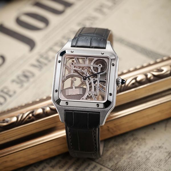 Cartier Santos-Dumont Skeleton La Demoiselle Micro-Rotor WHSA0032 ...