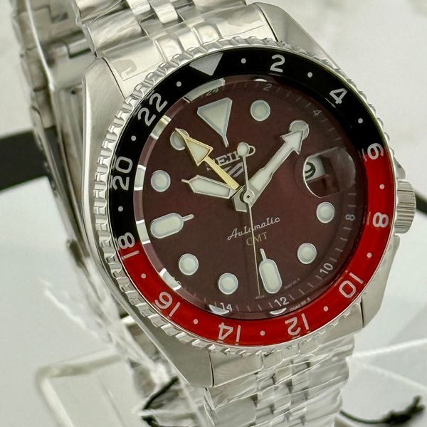 New Full-Set Seiko SSK031K1 Passion Red GMT Limited Edition ...