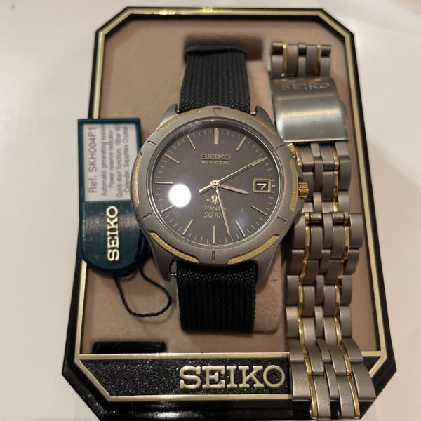 Seiko Kinetic Vintage Titanium Old Stock | WatchCharts Marketplace