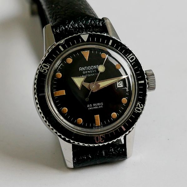 Antigone geneve diver lady watch automatic eta 2369 | WatchCharts ...