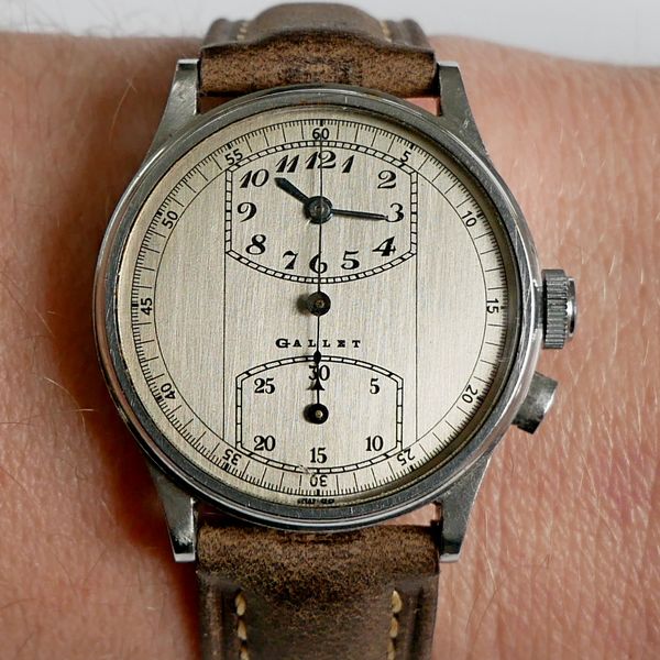 Gallet MultiChron regulator watch 1st series monopusher | WatchCharts ...