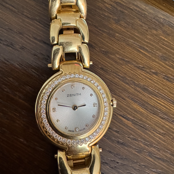 Zenith Caprice Diamanten 18K (0,750) Gold Damenuhr Ref. 70.0460.296 ...
