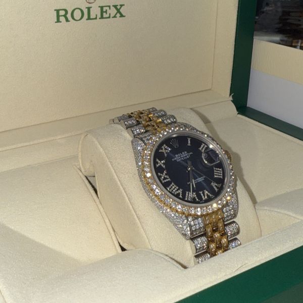 Rolex Date Just Diamonds | WatchCharts Marketplace