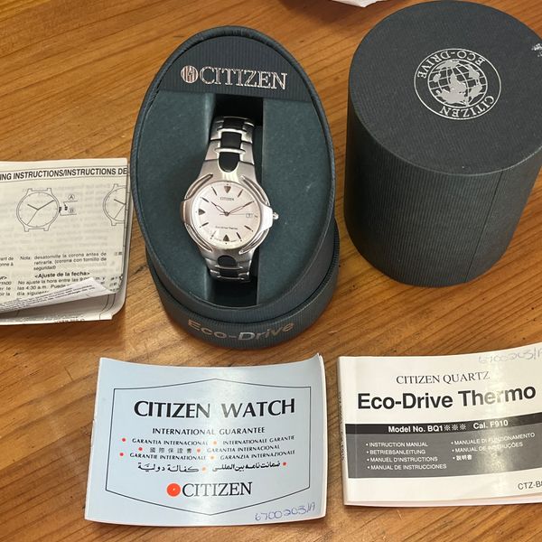 Citizen Eco-Drive Thermo Cal. F910 | WatchCharts Marketplace