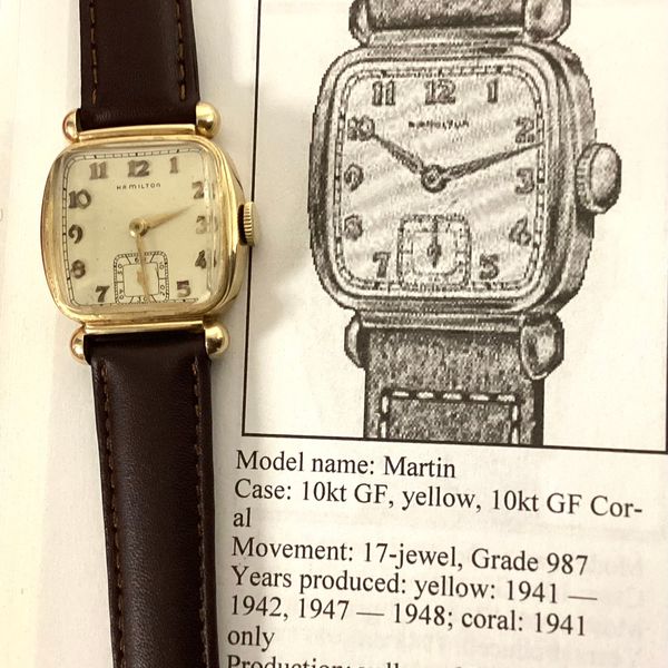 Hamilton Martin Gold Filled 987A movement | WatchCharts Marketplace