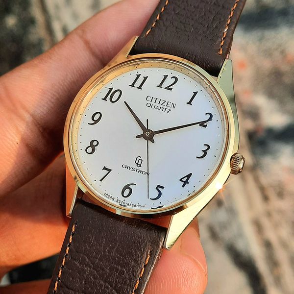 Citizen Crystron 1980's serviced Quartz Movement | WatchCharts Marketplace