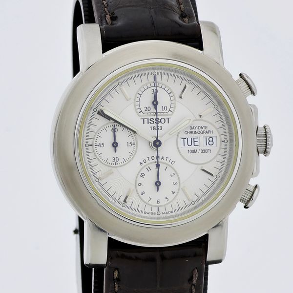 TISSOT T-Lord Day-Date Chronograph automatic Cal. 7750 T166/266 Steel ...