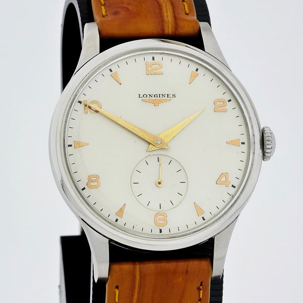 Vintage LONGINES Mechanical Cal. 12.68Z Steel case 37.5mm Ref: 4914 ...