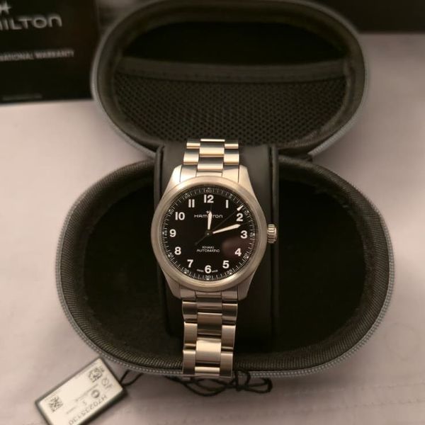 Hamilton x Engineered Garments Khaki Field Titanium | WatchCharts