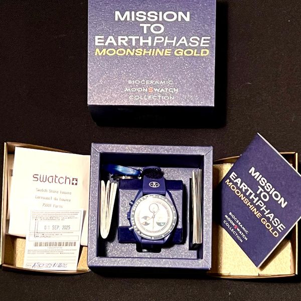 Swatch x Omega Mission to Earthphase - Moonshine Gold (September 2025 ...