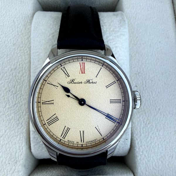 Buser Freres - Marine 38 mm Roman Gold Limited Edition Brand New ...